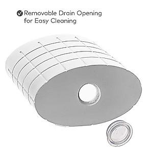 White Bathroom Accessories Set - Decorative 3-Piece Bathroom Accessory Set Includes: Soap Dispenser, Toothbrush Holder and Soap Dish - Rust-Resistant Bathroom Sets Accessories (Polar)