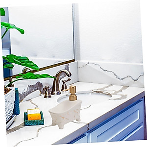 FOMIYES Empty Lotion Sub Bottle 1pc Bottled Storage White Squeeze Bottle Ceramics Hand Plastic Hand Soap Dispenser