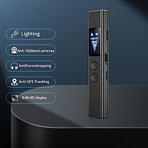 LOQEJO Hidden Camera Detectors Wireless Signal Hidden Devices Detectors Anti Spy Detector Spy Camera Detector Bug Detector RF Listening Device Car GPS Tracker Detectors for Home Office Travel