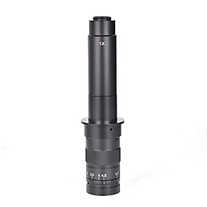 Monocular Max 300x Zoom C-Mount Glass Lens Adapter F/Industry Digital Microscope Camera Objective
