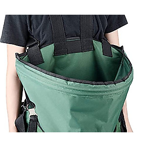 HANZIUP Large Fruit Picking Bag, Adjustable Harvest Garden Apron Storage Pouch for Harvesting Vegetables Big Fruits Apple Mango Pear Peach Mango Kiwi Lemon Cherry