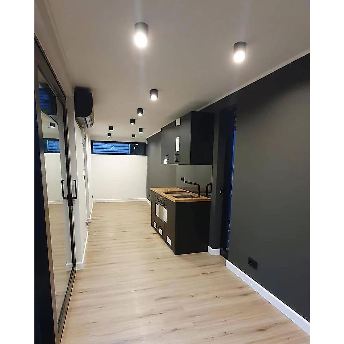 Custom House 40ft Mobile Door Window BBQ Outdoor Kitchen Furnished Air Hotel Lounge Office Cooking Garden Modern Office Gym Bnb Conditioner Heating Spa Camper Living Home