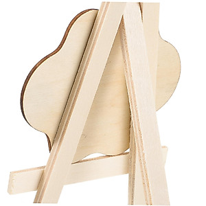 COHEALI Mini Chalkboard 1 Set Mini Blackboard Blackboard for Desktop Chalkboard Sign for Desk Miniature Table Chalkboard The Clouds Wooden Billboard Small Blackboard