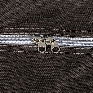 PATIKIL Closet Storage Bags, 80L Capacity Large Waterproof Moving Storage Bag Totes with Strong Handles for Home Camping, Brown