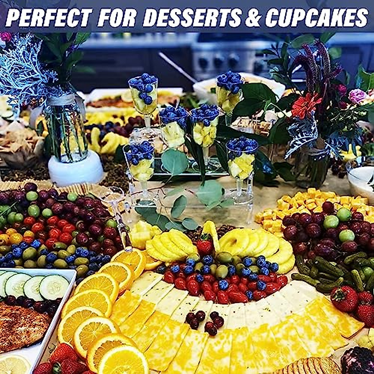 Acrylic Riser Display Stand Shelf Clear 3 Tier Display Shelves Compatible with F-Pops Figures Cupcake Stand Food Dessert Holder Collections Cosmetic Perfume Organizer Product Tabletop Use (12"X 8"X 6")