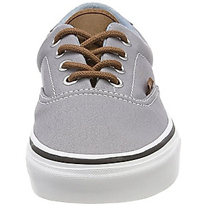 Vans Unisex Low-Top Sneakers, Grey ((C/Yellow) Frost Gray/Acid Denim Q70), 12 US Women