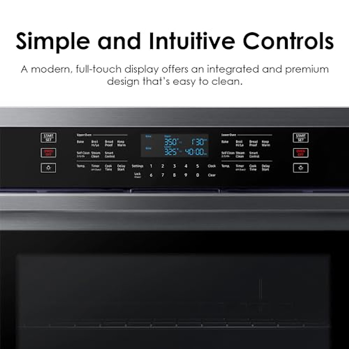 SAMSUNG 30" Smart Double Wall Oven, Stainless Steel, NV51T5511DS/AA