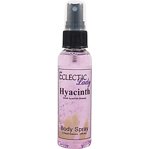 Hyacinth Body Spray, 2 ounces, Body Mist for Women with Clean, Light & Gentle Fragrance, Long Lasting Perfume with Comforting Scent for Men & Women, Cologne with Soft, Subtle Aroma For Daily Use