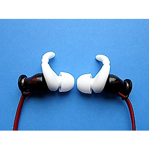 6pcs (W-NSTB) Left and Right Side Stabilizers Wing Fins Adapters Eartips Compatible with Sennheiser (M2 IE) Momentum I and G, HD1, HD1 Free and IE, CX, CXC, CXL, OCX, MM Series in Ear Earphones