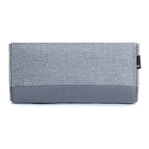 Comfyable Carrying Case Fit for Nintendo Switch with 6 Game Slots, Portable Travel Pouch Protective Waterproof Cover with Pocket for Accessories, Dark Gray & Brown