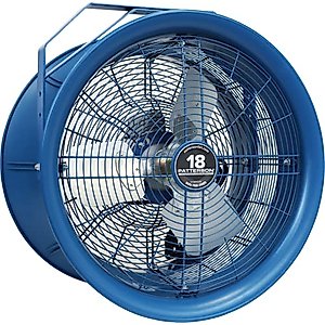 Patterson Fan H18A High Velocity Fan, Yoke Mount,1 PH 115/220v