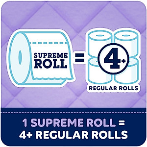 Quilted Northern Ultra Plush Toilet Paper, 24 Supreme Rolls = 105 Regular Rolls, 3-ply Bath Tissue