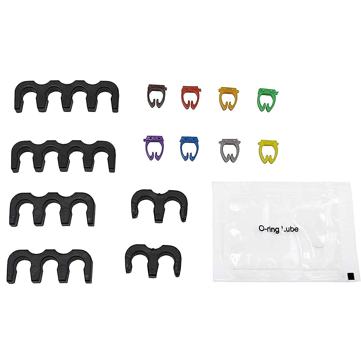 A-Team Performance - Silicone Spark Plug Wires Set - Compatible with SBF Small Block Ford Valve Cover Wires 221 255 260 289 302 351W BOSS 302 Fits HEI Distributor Caps Blue 8.0mm