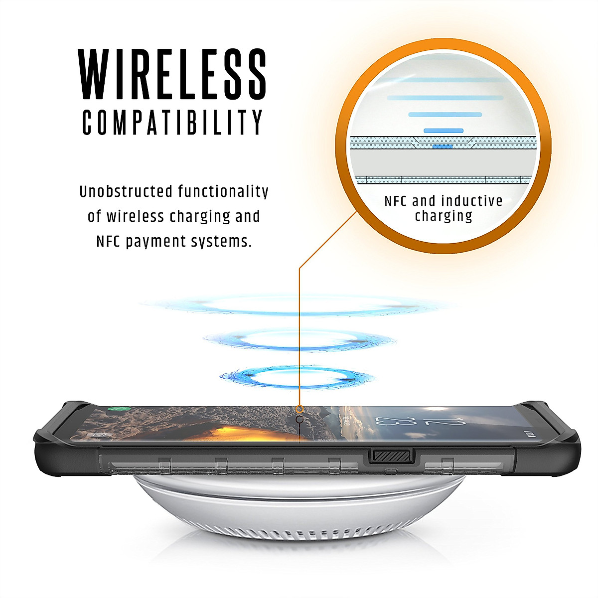 URBAN ARMOR GEAR [UAG Samsung Note 8 Plasma Feather-Light Rugged [Ice] Military Drop Tested Phone Case