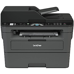 Brother MFC-L2690DW All-in-One Wireless Monochrome Laser Printer, Black - Print Copy Scan Fax - 26 ppm, 2400 x 600 dpi, 50-Sheet ADF, Auto Duplex Printing, LCD Screen, Cbmoun