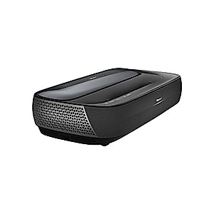 Hisense 100L9G Laser TV Triple-Laser Ultra Short Throw Projector with 100" ALR Screen, 4K UHD, 3000 Lumens, Dolby Vision, Android TV - Black