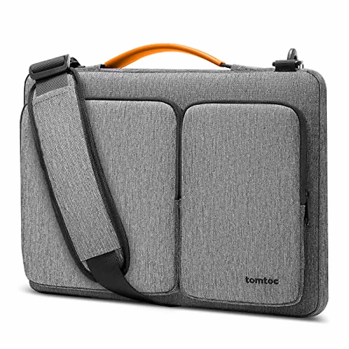 tomtoc Laptop Shoulder Bag for 14 Inch MacBook Pro M4/M3/M2/M1 Pro/Max 2024-2021, 13.5-14.4 Surface Laptop 6/5/Studio 2, Surface Book 3, 360 Protective Case Fit Asus VivoBook
