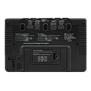 La Crosse Technology 308-1414MB-INT Wireless Color Weather Station with Mold Indicator, Black