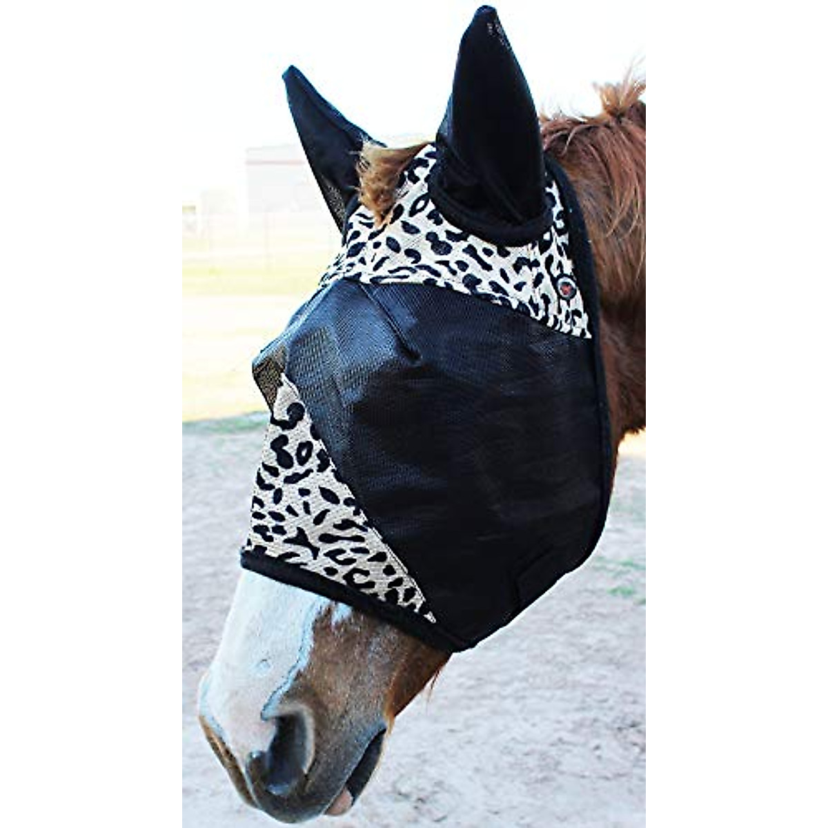 Equine Horse Mask Light Weight Summer Spring Airflow Mesh COB Size 73216C