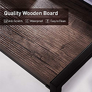 XRESLUCO Desk, Computer Desk 39", Folding Desk Easy to Assemble, Small Office Desk for Small Spaces/Home Office