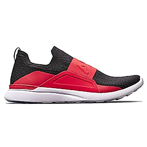 APL: Athletic Propulsion Labs Women's Techloom Bliss, Black/Red/White, 8.5