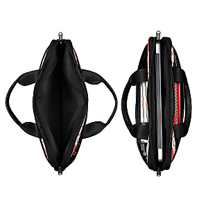 Heart Shape Laptop Computer Bag Waterproof Shoulder Messenger Bag 13-15 inch Durable Laptop Tote Bag with Shoulder Strap Handle Lightweight Crossbody Briefcase