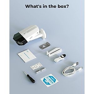 Reolink Duo - 2K Wireless Security Camera Outdoor, Dual Lens Ultra-Wide View, Color Night Vision, Battery Solar Powered, 2.4/5 GHz WiFi, 2-Way Talk, Person/Vehicle Detection, IP66 Waterproof