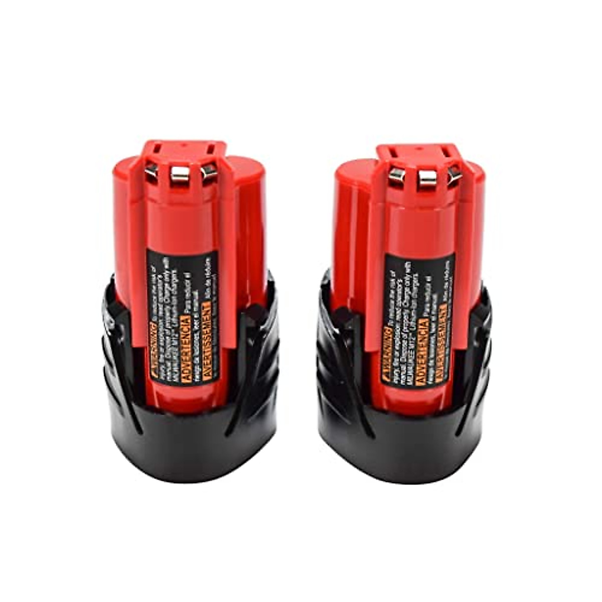 Milwaukee 48-11-2411 M12 12V 1.5 Ah Lithium-Ion Battery - 2 Pack