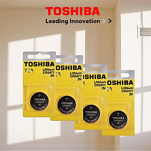 Toshiba CR2477 3 Volt Lithium Coin Cell (1 Battery)