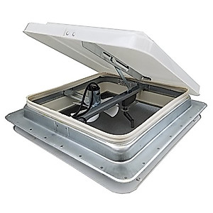 HENG'S 14" RV CAMPER TRAILER UNIVERSAL WHITE ROOF VENT 12V FAN 71112A