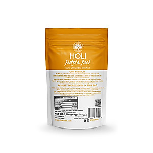 HOLI Freeze Dried Chicken Dog Food Topper - Single Ingredient, Human-Grade Lean Chicken Breast - Dog Food Flavor Enhancer for Picky Dogs – 100% All Natural - 1.75oz