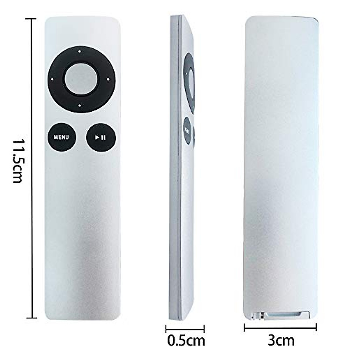 Replacement Remote Control for APPLE TV MC377LL/A 1st 2nd 3rd 4th Generation, A1294 A1218/MA711 A1378/MC572 A1427/MD199 A1625/MGY52/MLNC2 A1842/MQD22/MP7P2 Apple TV MC377LL/A MM4T2AM/A Remote Control