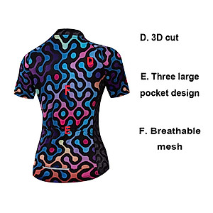 Cycling Jersey Women Short Sleeve Racing Sports MTB Bike Shirts Bicycle Clothing