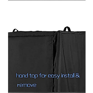 Perfitel Universal Bird Cage Cover(Black) Good Night Birdcage Cover Black-Out Birdcage Cover Durable Breathable Washable Material