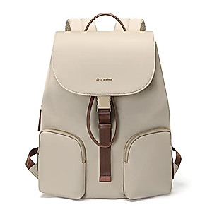 GOLF SUPAGS Laptop Backpack for Women College Computer Bag Work Travel Backpack Purse Fits 15 Inch Notebook (Apricot)