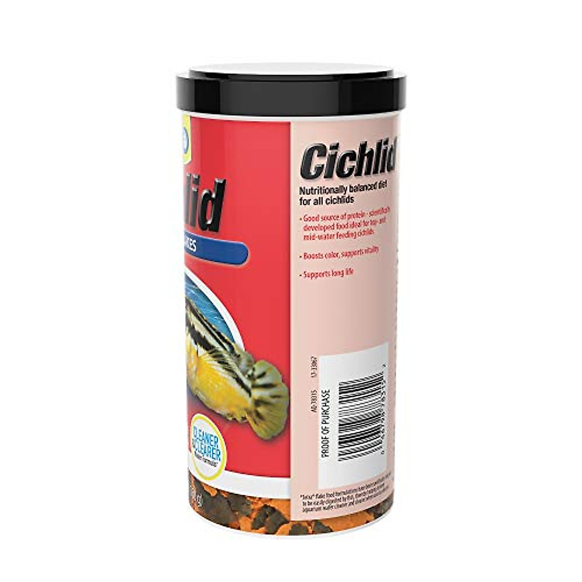 Tetra Cichlid Flakes for Mid and Top Feeding, 5.65 oz.