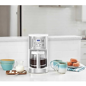 Cuisinart Brew Central Digital Display 14-Cup Self-cleaning Programmable Coffee Maker White (Renewed)