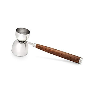 Viski Admiral Wood Handled Jigger, Multicolor