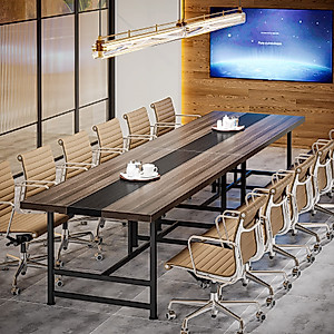 Tribesigns 6FT Conference Table, Rectangular Meeting Table, 70.86L * 31.49 W inches Seminar Table, Large Computer Desk for Office, Boardroom Desk