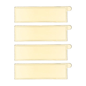 100PCS Cake Boards Rec Mousse Cake Boards, Gold Cupcake Base, Cupcake Holder Stand with Small Handle, Practical Dessert Display Tray Cardboard Decoration Tools for Cakes,Bread, Desserts