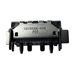Rinbers Pack of 2 HDMI Port 2.1 Socket Interface Connector 1080P Display Port Replacement for Microsoft Xbox One X Console (NOT for One S)
