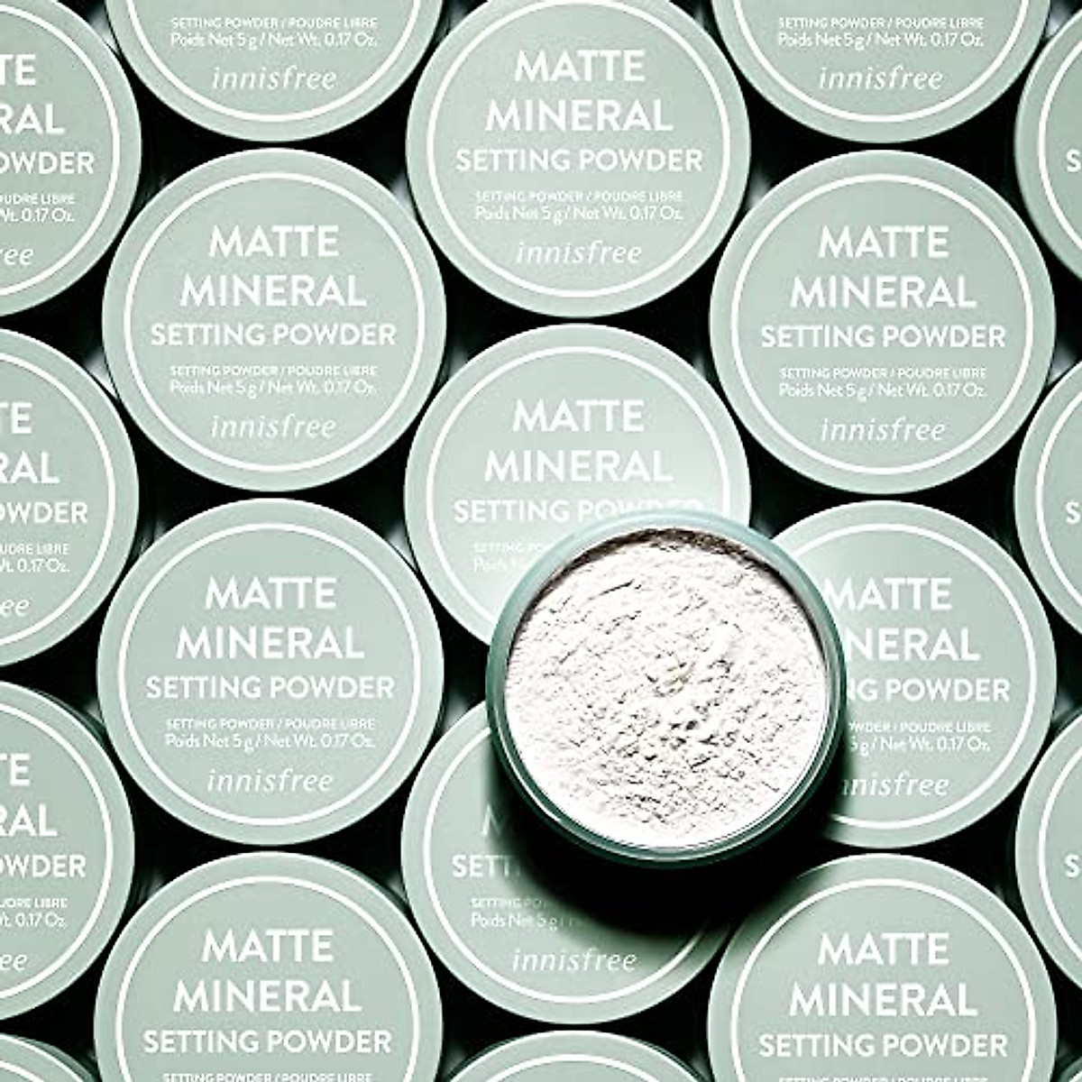 innisfree Matte Mineral Setting Powder Duo, 0.17 Ounce (Pack of 2) (Packaging may vary)