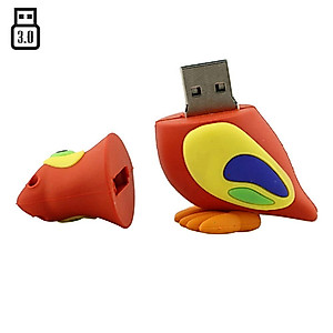 64GB Parrot Model USB 3.0 Flash Drive Flash Drive 3.0 Thumb Drive USB Jump Drive Memory Stick Zip Drive USB Drive U Disk USB 3.0 Stick USB Disk USB Flash Memory - Red