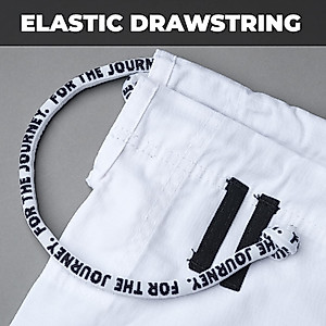 Gold BJJ Foundation Gi - Pearl Weave Jiu Jitsu Gi for Men and Women - IBJJF Competition Legal BJJ Gi (White, A5)