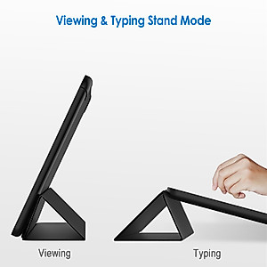 JETech Case for Amazon Fire HD 10 Tablet 10.1" (7th / 9th Generation, 2017 Release / 2019 Release, NOT for 11th / 5th Generation, 2021 Release / 2015 Release) Smart Cover with Auto Sleep/Wake (Black)