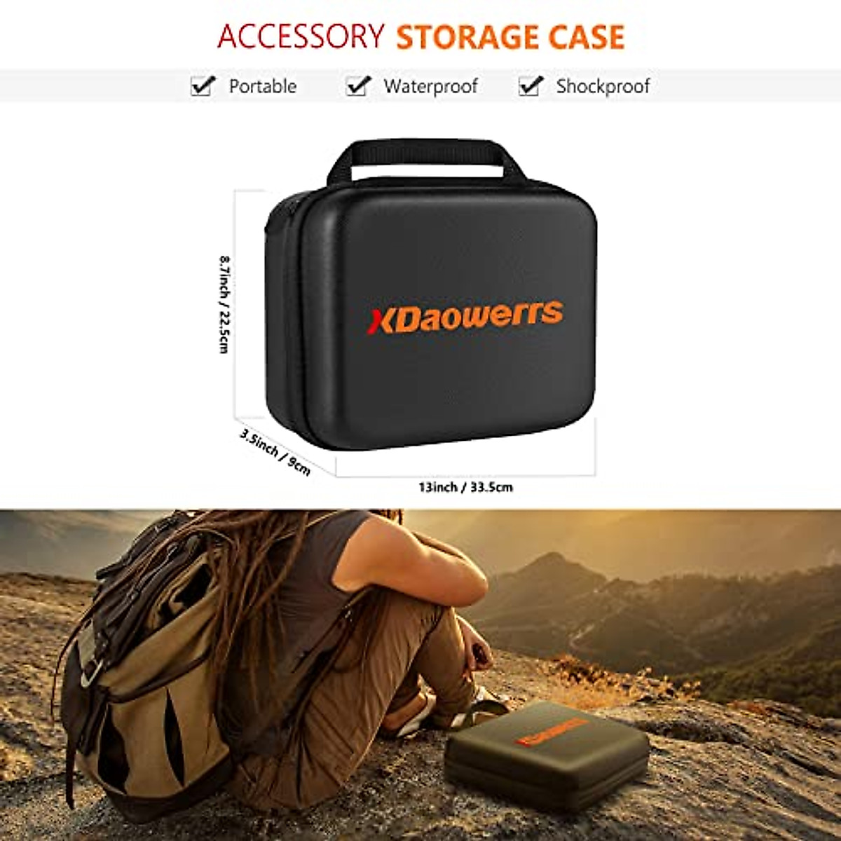 XDaowerrs Upgraded 50 in 1 Action Camera Accessories Kit for GoPro Hero11 10 9 8 7 6 5 4/GoPro Max/GoPro Fusion, Insta360, DJI Osmo Action1/2,Xiaomi Yi, APEMAN, AKASO Campark Action Camera and More