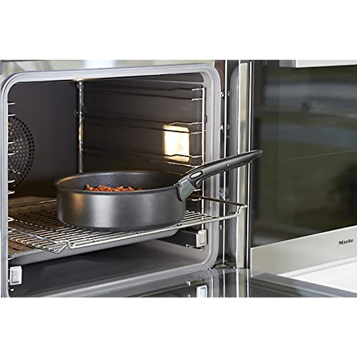 TEKNICAL. Tefal Ingenio L99380 Removable Handle 5 Stainless Steel/PTFE, Black