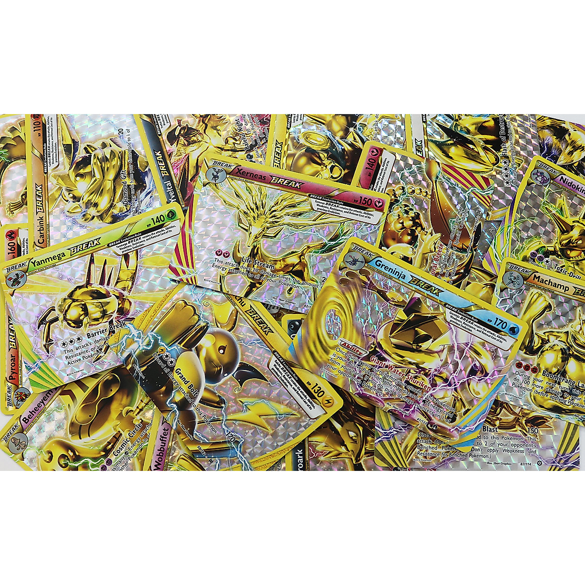 5 Pokemon Break Cards Lot