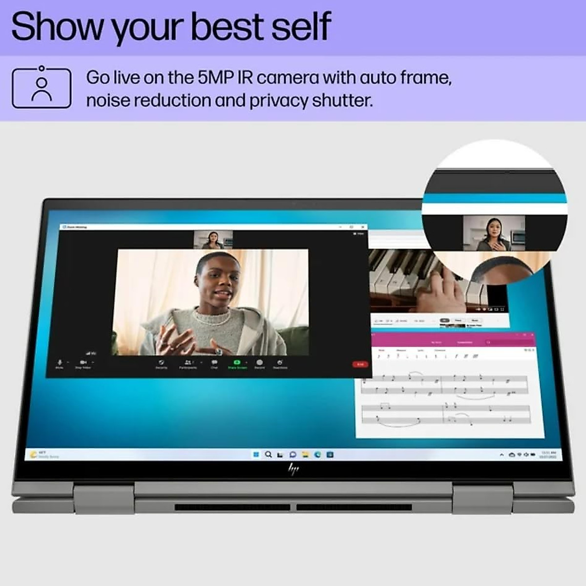 HP Envy x360 2-in-1 Laptop, 15.6" FHD Touchscreen, AMD 6-core Ryzen 5 7530U (> i7-1165G7), 32GB RAM, 1TB PCIe SSD, Wi-Fi 6E, Backlit Keyboard, HDMI, Type C, Windows 11, W/Mouse Pad