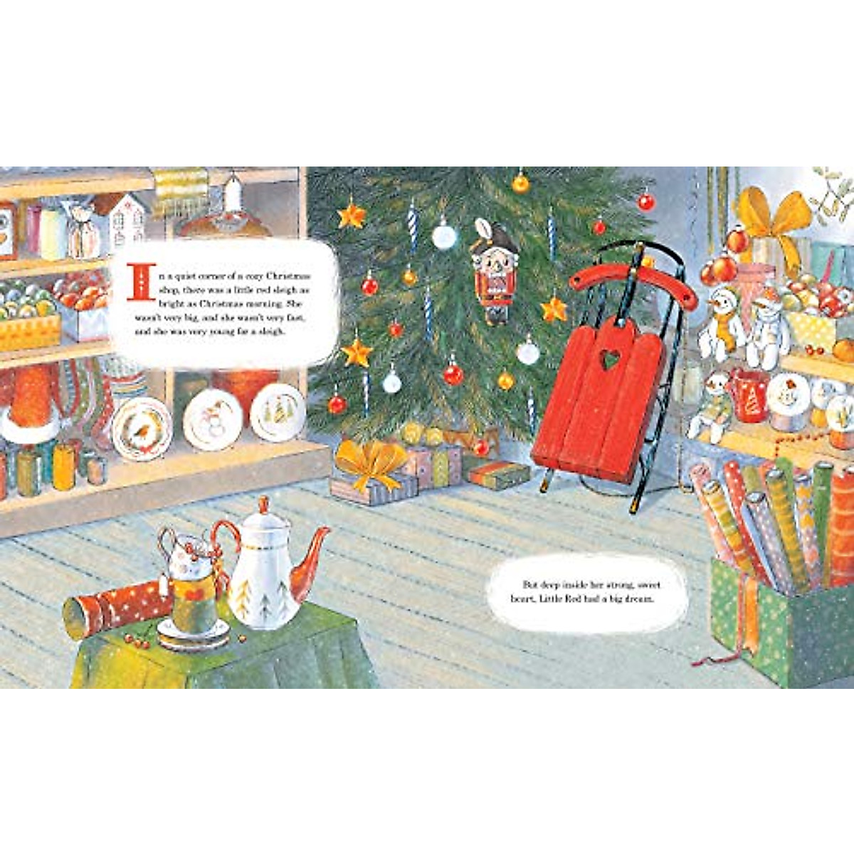 Little Red Sleigh: A Heartwarming Christmas Book For Children (Little Heroes, Big Hearts)